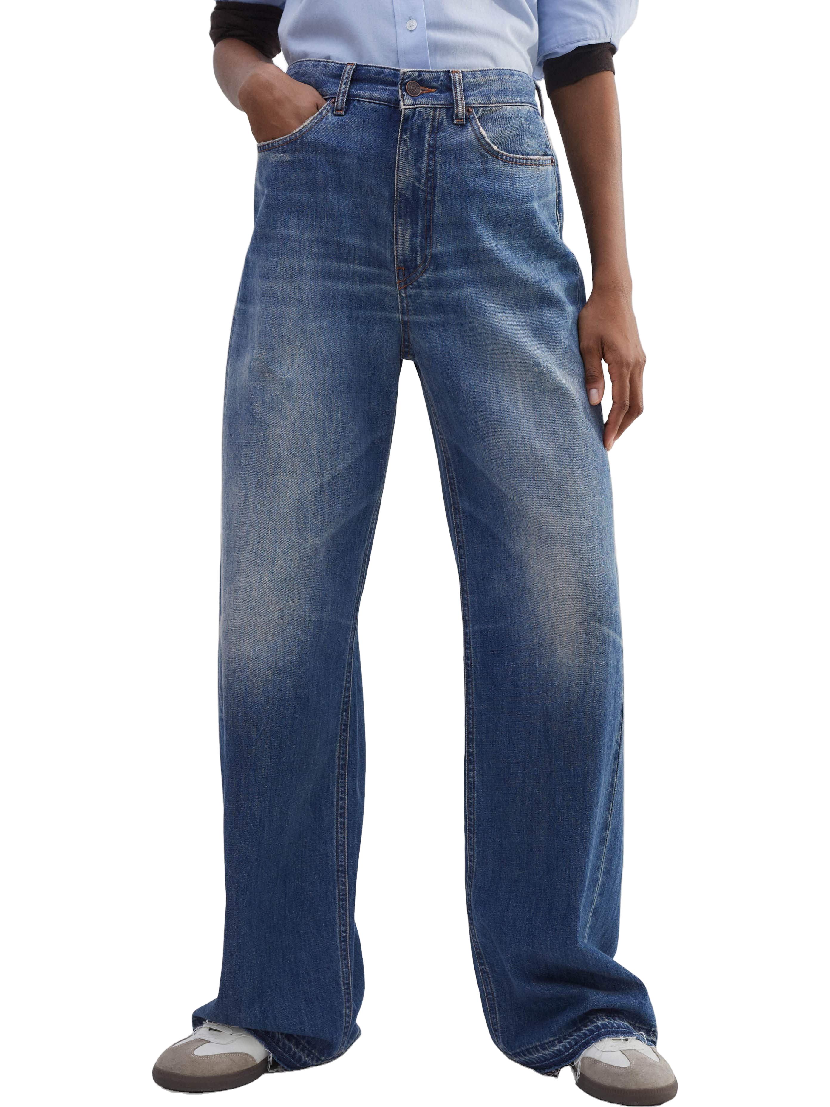 ME+EM Distressed Baggy Jean